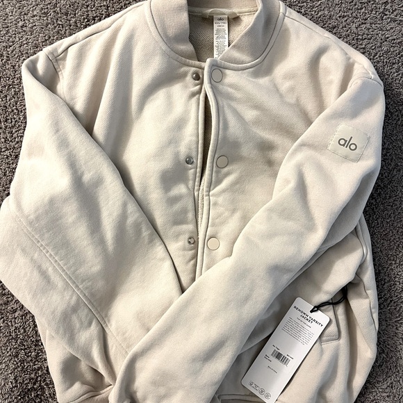 ALO Yoga | Jackets & Coats | Alo Yoga Renown Varsity Jacket | Poshmark